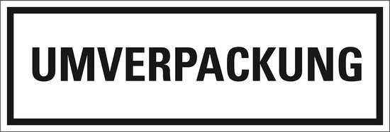 Umverpackung sticker 147 x 50 mm | bol.