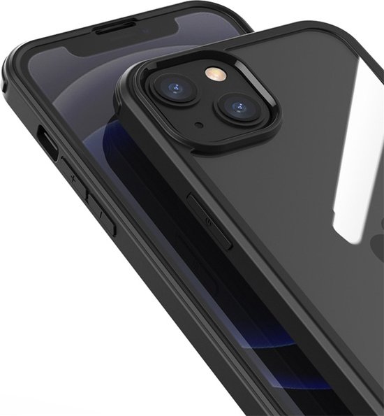 Rugged 360 Graden Full Body iPhone 14 Pro Max Hoesje | blauw | bol