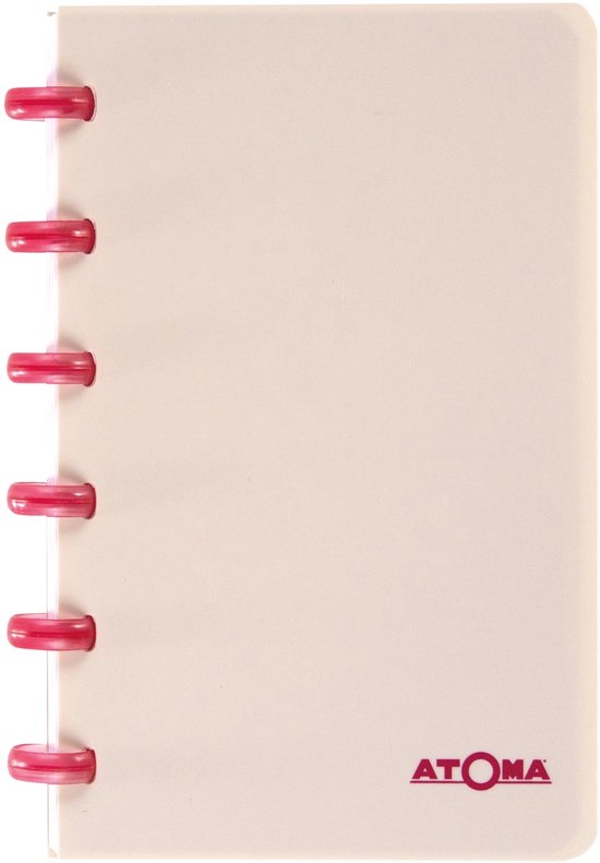 Atoma Smooth schrift, ft A6, 144 bladzijden, gelijnd, geassorteerde kleuren 12 stuks | bol.com