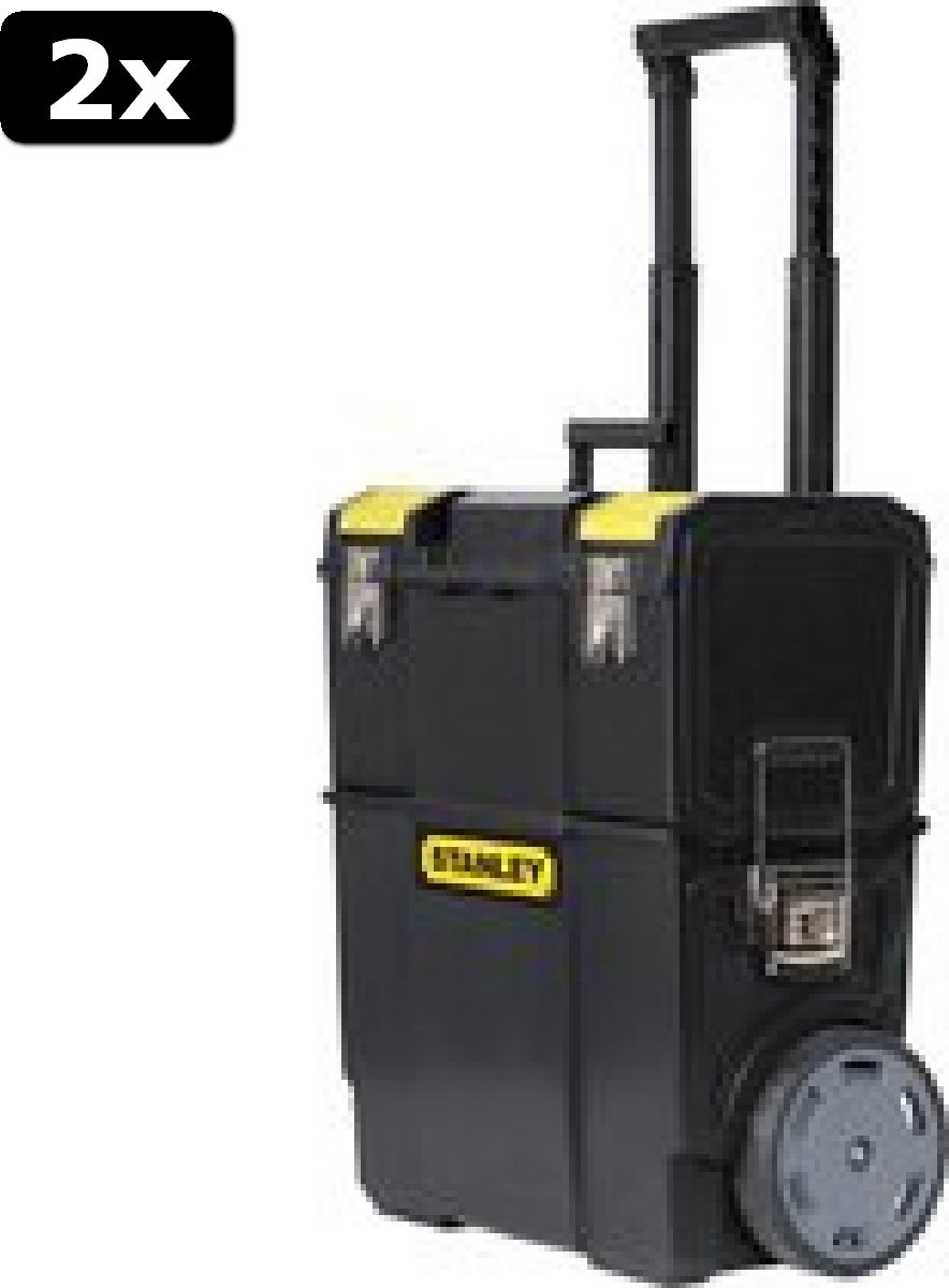 2x STANLEY 1-70-327 Mobile Work Center - 2IN1 - trolley - moduleerbaar ...