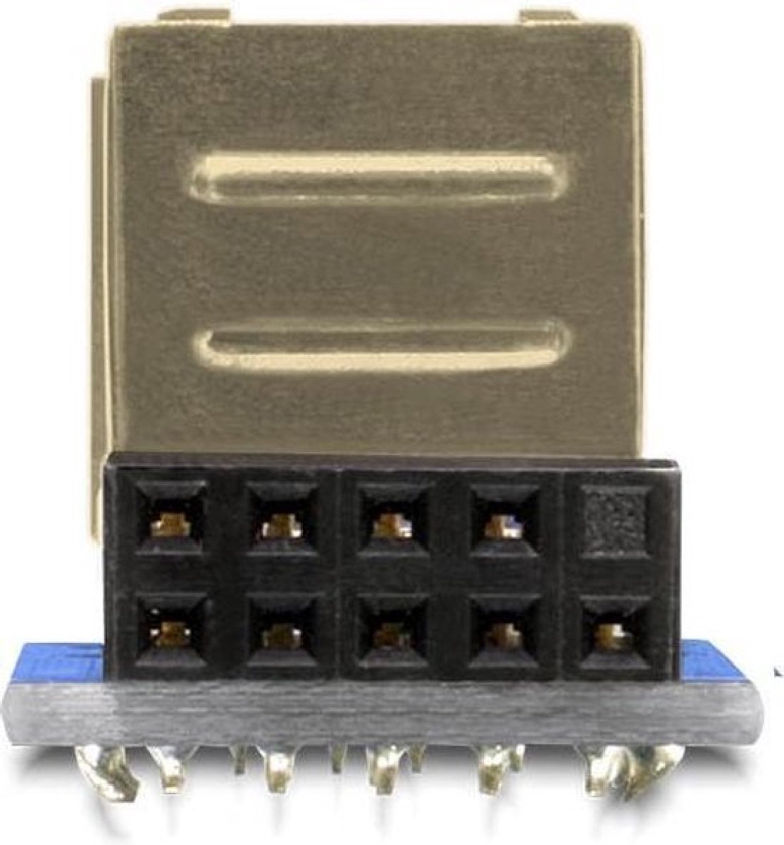 Delock - USB Pin Header Buchse - 2 x USB 2.0 Buchse - oben | bol.com