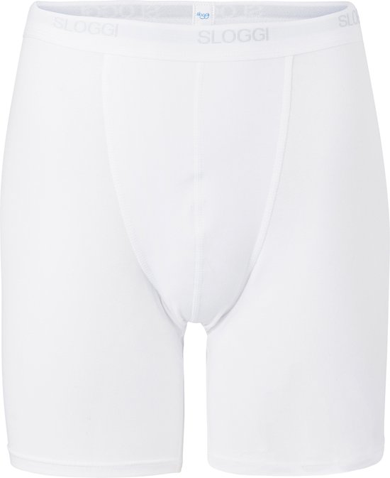Sloggi Men Basic Long - heren boxer (1-pack) - wit - Maat: L | bol