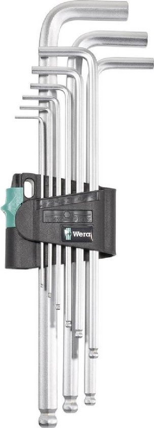 Wera 05022087001 9-delige Inbussleutelset - 1,5-10mm | bol.com