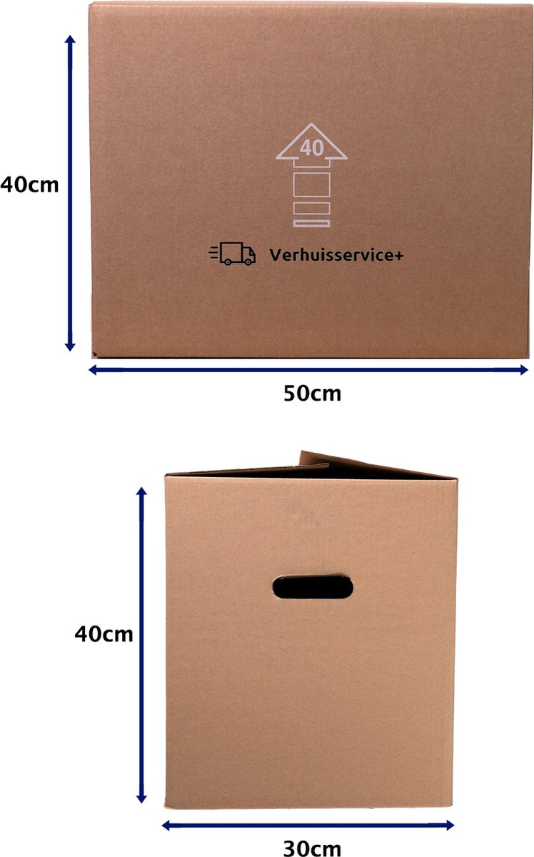 Verhuisdozen 40 Stuks 60 Liter Extra Stevige Verhuisdoos Dubbel