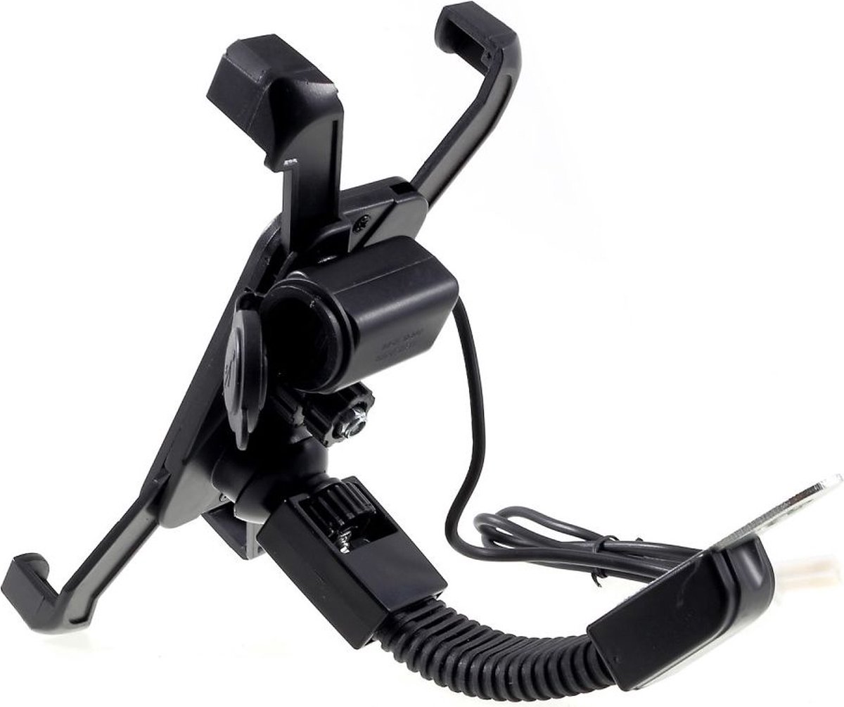 Telefoonhouder Motor met Oplader / Oplaadfunctie voor Smartphone ...