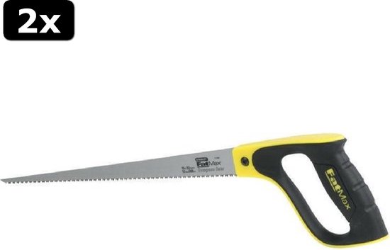 2x STANLEY FatMax Schrobzaag 300mm | bol.com