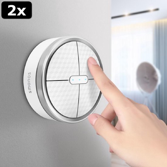 2x Smanos KP-20 Afstandsbediening voor gebruik in het smanos K1 ...