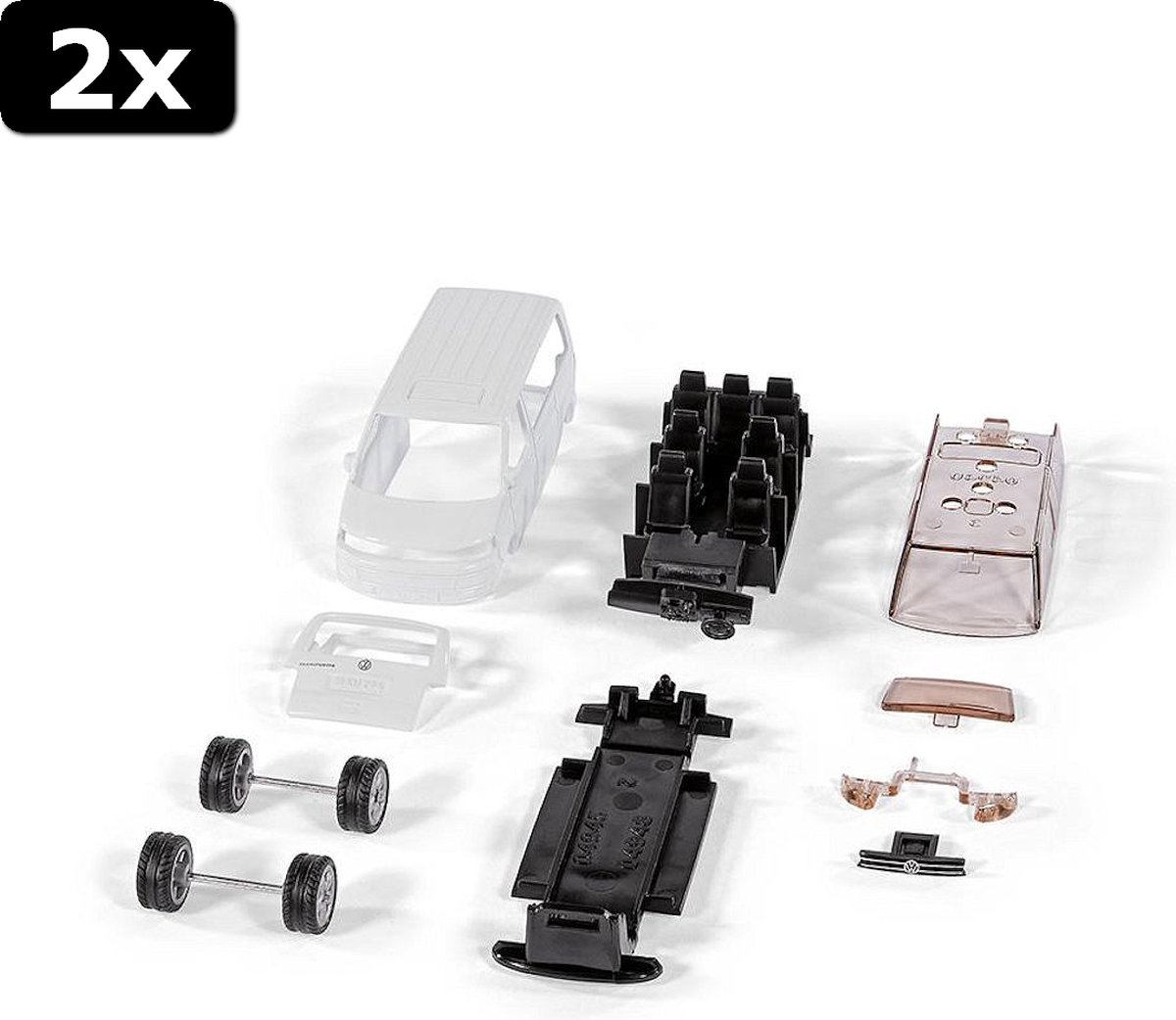 2x Siku Craftwork model VW T5 Snowman | bol.com