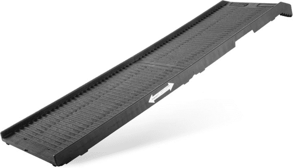 DogStep Folding Pet Ramp - Loopplank - Antraciet - 180x45cm | bol.com