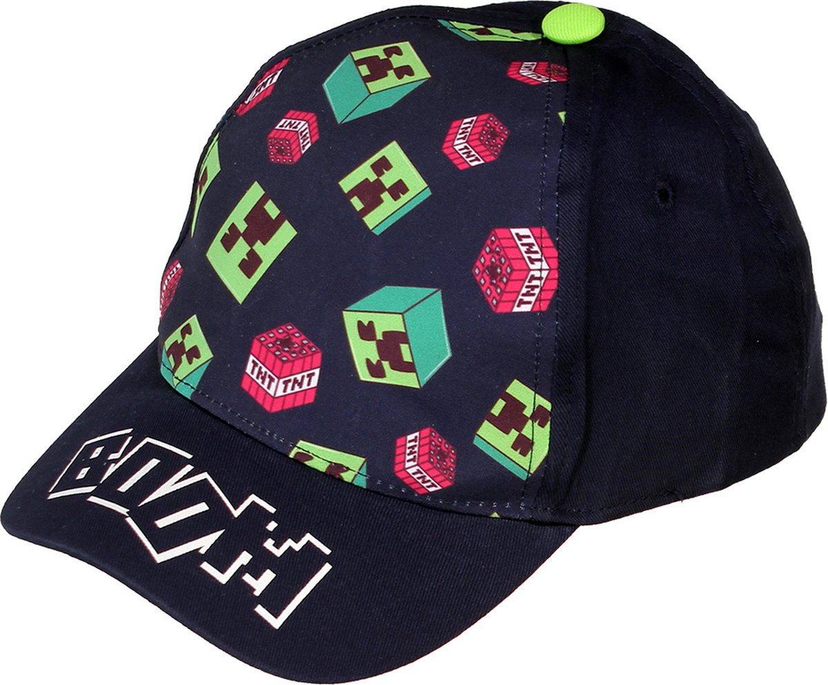 Minecraft Creeper TNT Block Kids Cap Pet - Officiële Merchandise | bol.com