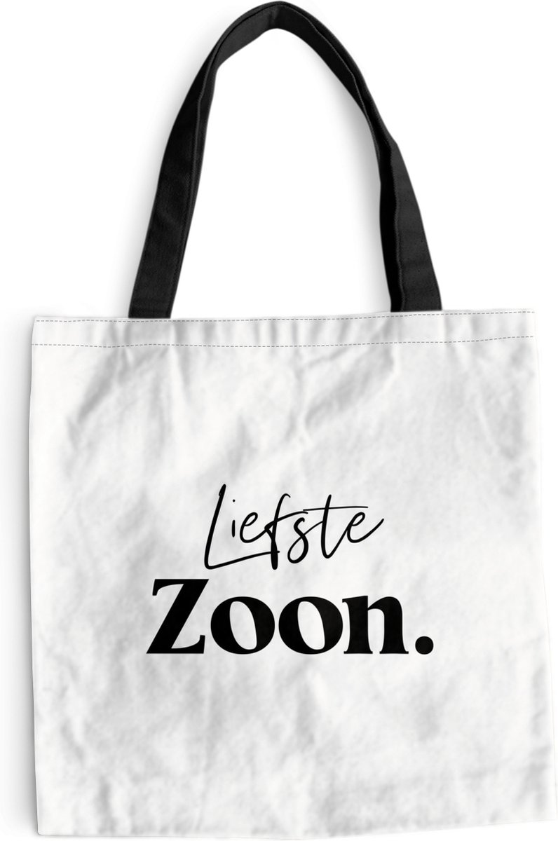 Schoudertas - Strandtas - Shopper Zoon - Tekst - Liefste Zoon - Quotes ...