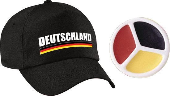 Duitsland / Deutschland landen supporters baseballcap zwart volwassenen ...