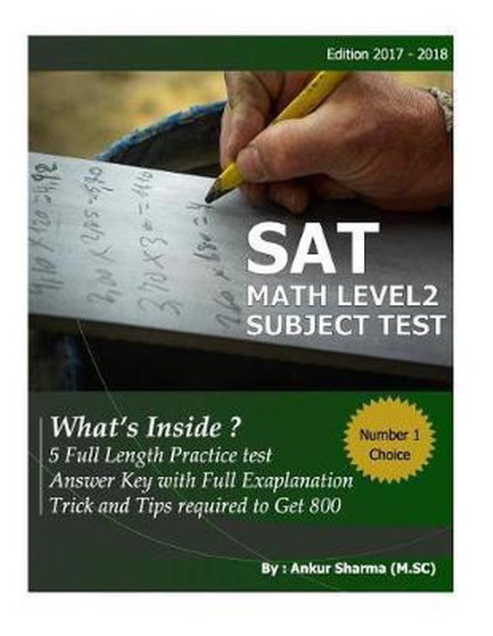 SAT Math Level 2 | 9781545577721 | Mr Ankur Sharma | Boeken | bol.com