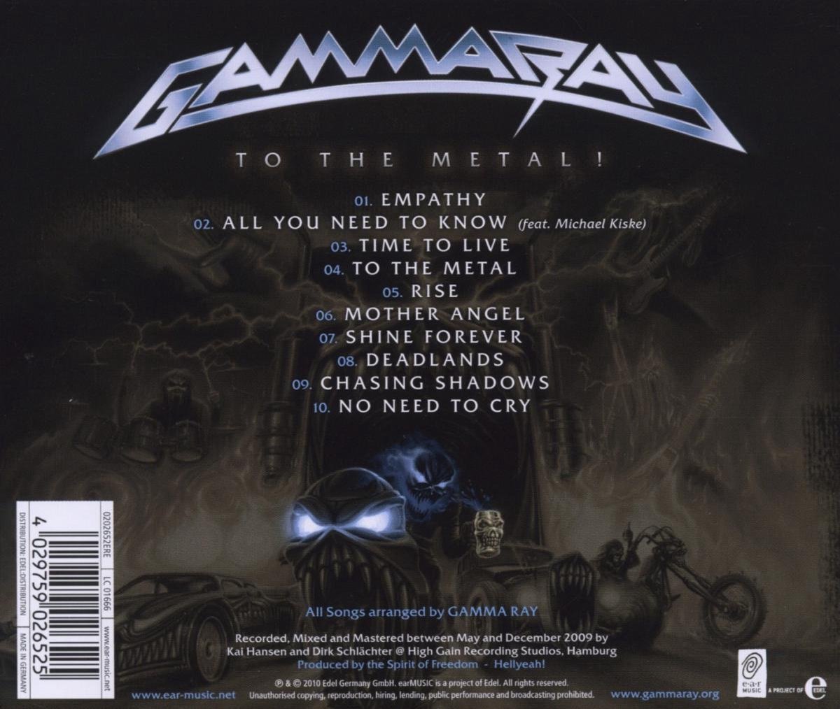 To The Metal, Gamma Ray | CD (album) | Muziek | bol.com
