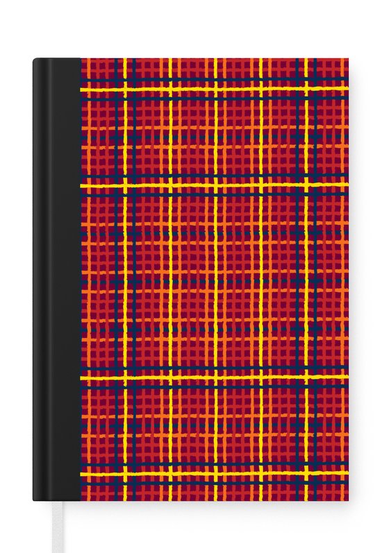 Carnet - Carnet d'écriture - Tartan - Rouge - Plaid - Design - Carnet ...