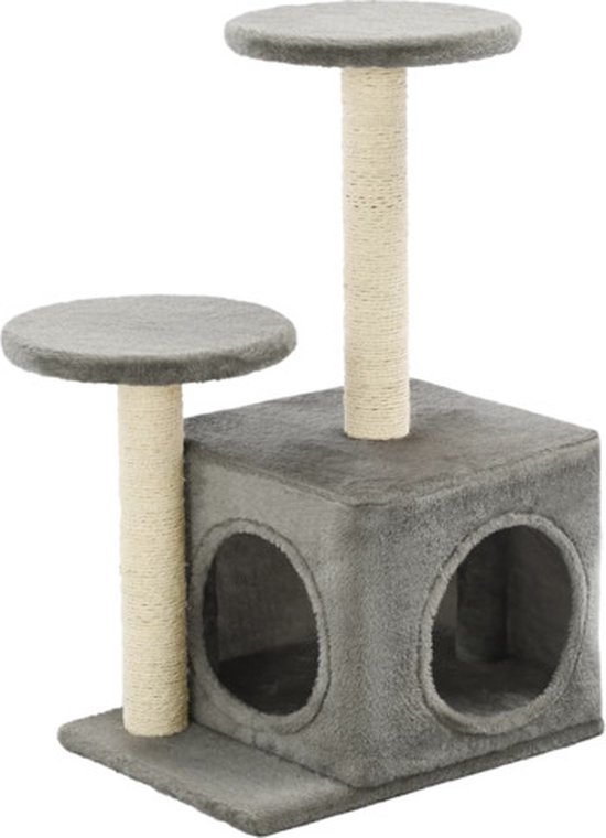 VDXL Kattenkrabpaal met sisal krabpalen 60 cm grijs | bol.com