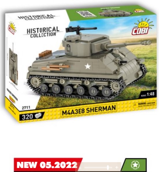 Cobi WW2 2711 - M4A3E8 Sherman | bol