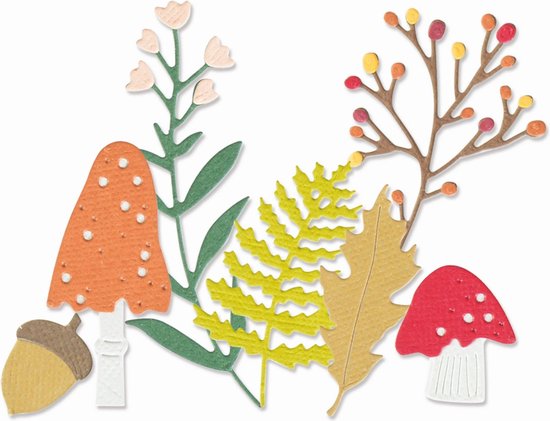 Sizzix Thinlits snijmal Winter Nature | bol.com