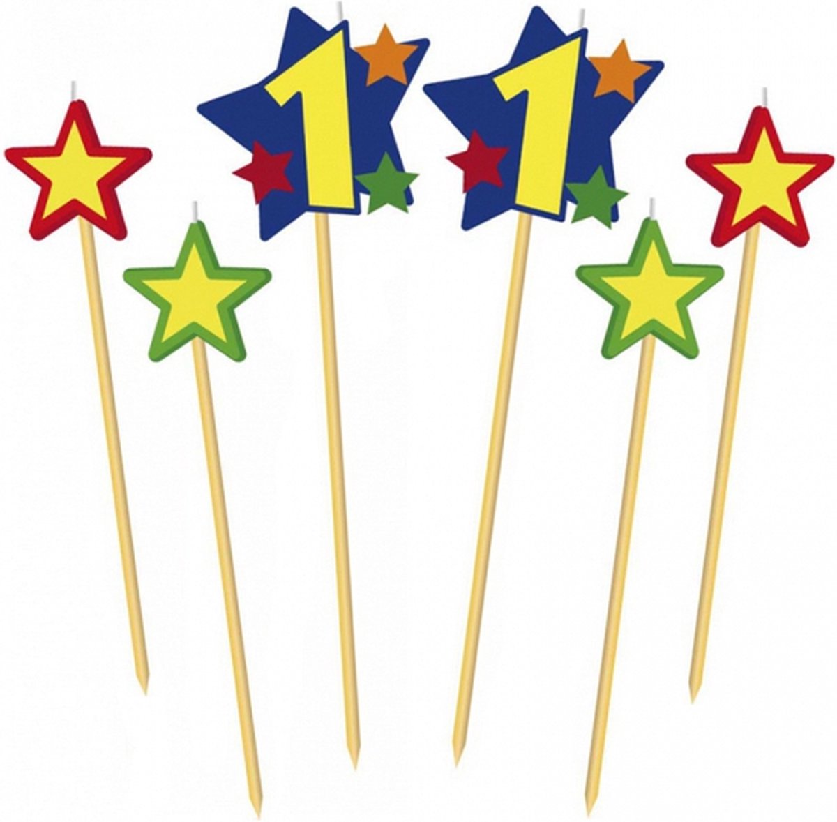 Prikker kaarsje cijfer 11 | bol