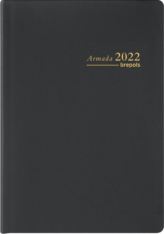 Brepols Armada 2025 Agenda - ZAK FORMAAT - 6.5 x 10.5 cm - Zwart | bol