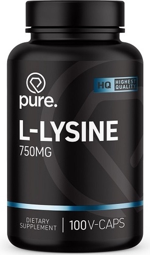 PURE L-Lysine - 100 vegan capsules - 750mg - aminozuren | bol.com