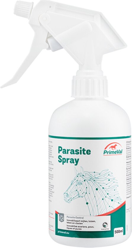 PrimeVal Parasite Spray - Tegen mijten, luizen, teken, muggen & vlooien ...