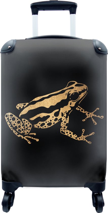 Koffer - Design - Gifkikker - Dier - Past binnen 55x40x20 cm en ...