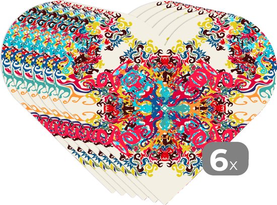 Onderleggers - Placemats - Placemats hartje - Abstract - Vormen ...