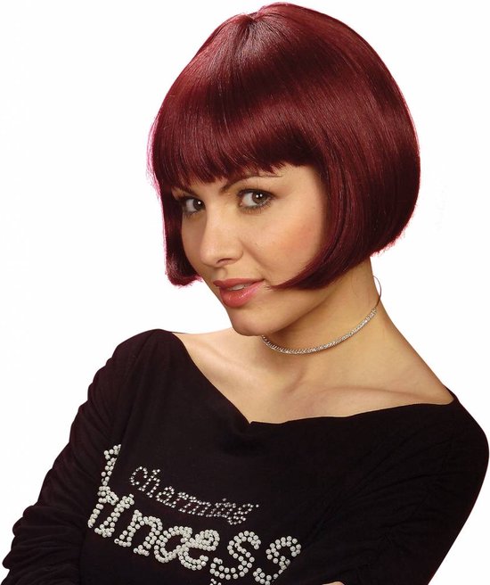 Pruik Michelle Rood | One Size | bol