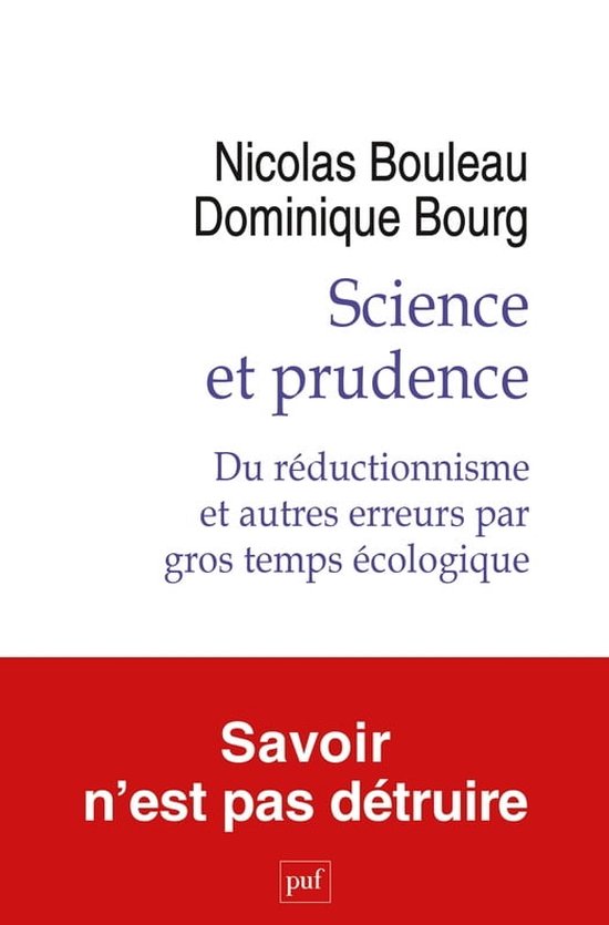 Science et prudence (ebook), Dominique Bourg | 9782130837701 | Boeken | bol.com