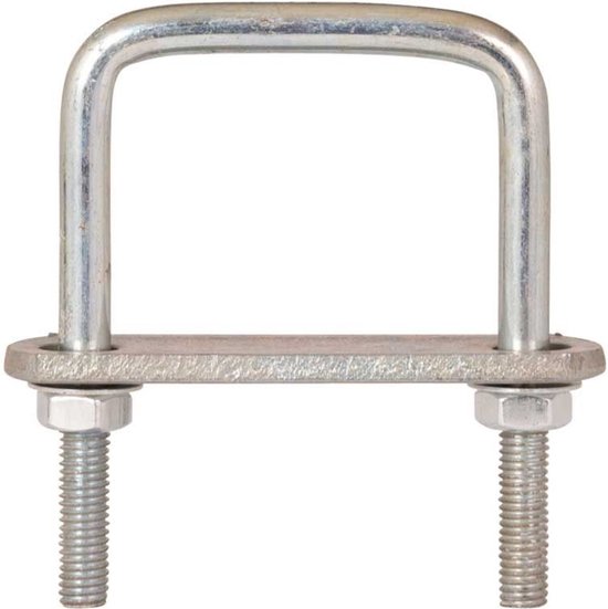 Topgear U-bout M10 - Sterk Staal - Corrosiebestendig - 90x73 mm | bol