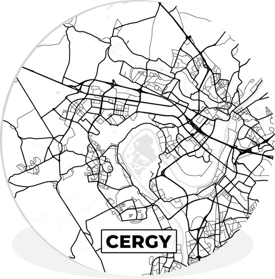 Wall Circle - Wall Circle Indoor - Map - Cergy - Map - France - City ...
