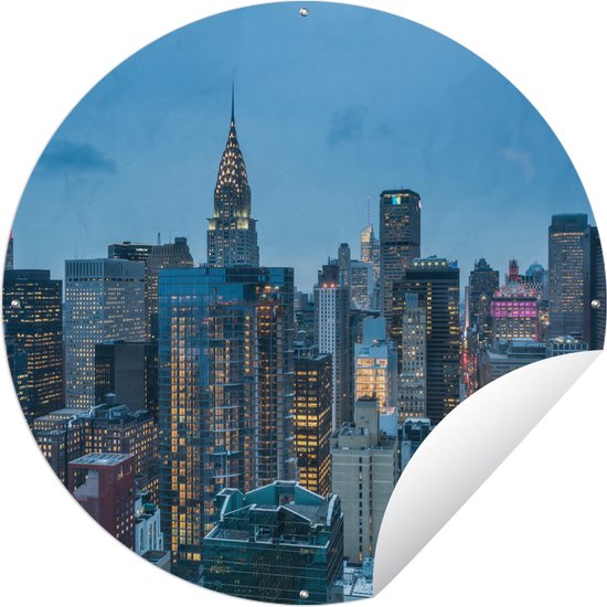 Garden Circle New York - Skyline - Empire State Building - 150x150 cm ...