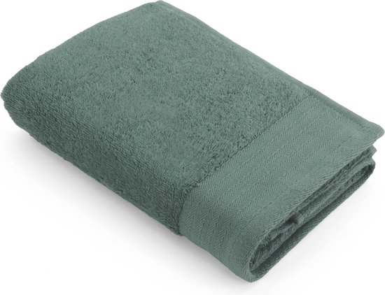 WALRA Baddoek Soft Cotton Legergroen 50 x 100 cm | bol