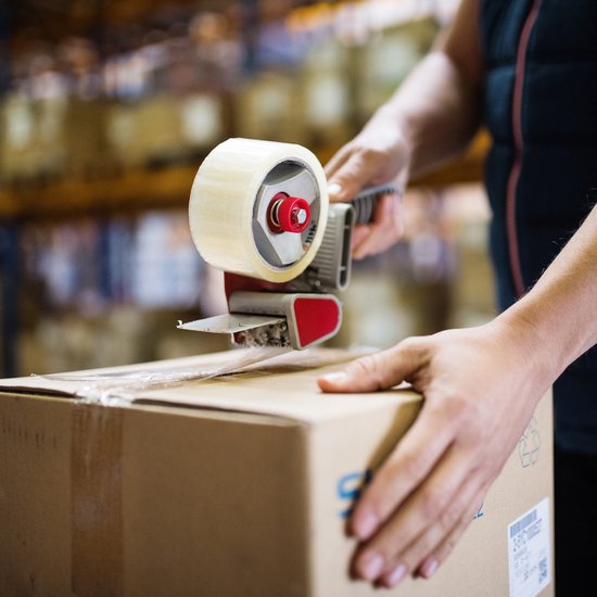 Relaxdays 2x tape dispenser - afroller - plakbandafroller - pakket ...