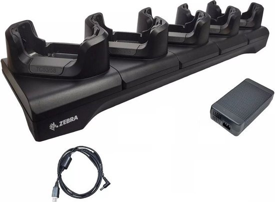Zebra charging-/communication station, Ethernet, 5 slot | bol