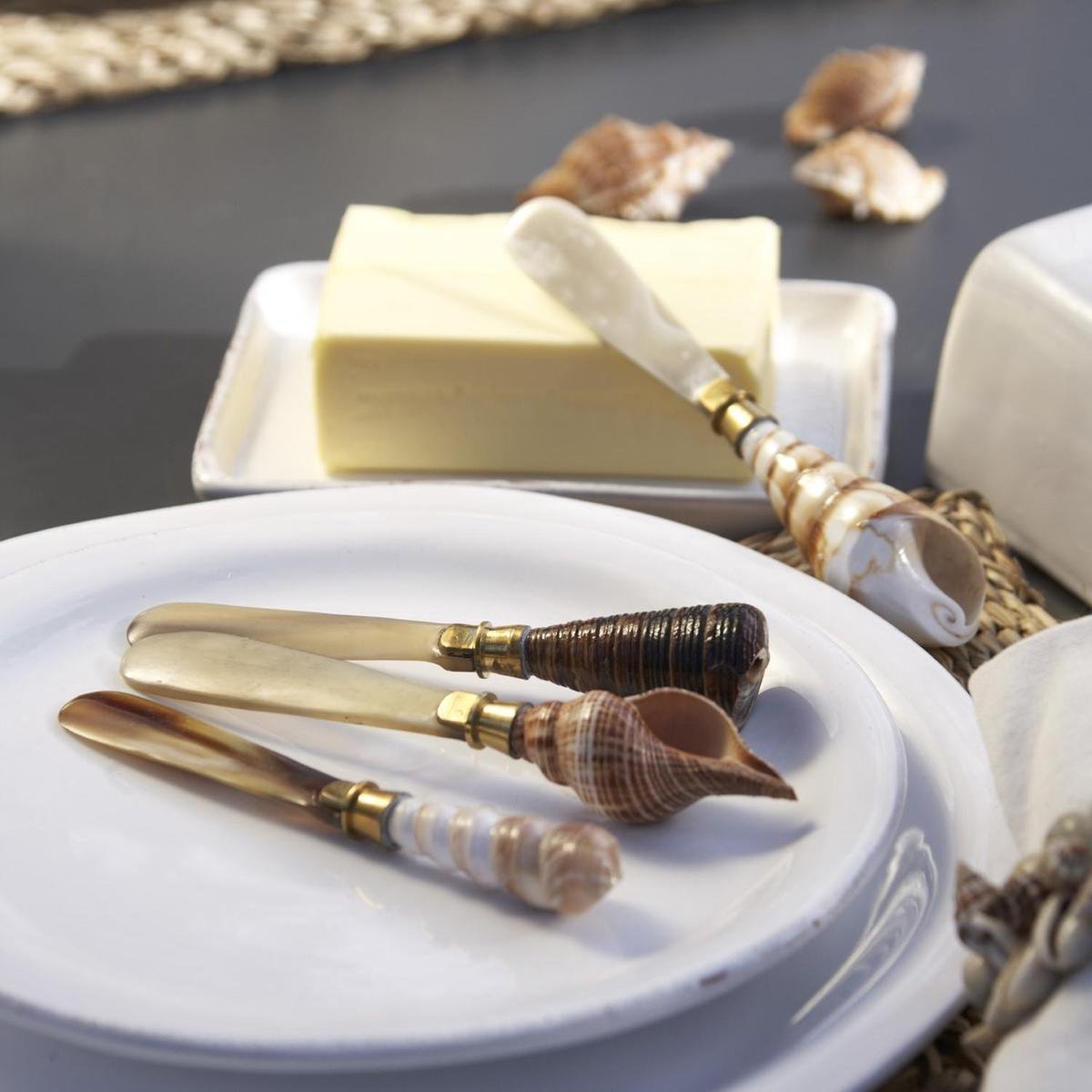 LOBERON Botermes set van 4 Ruby bruin | bol.com