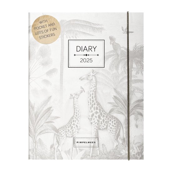 Pimpelmees diary 2025 Mono Pencil grey | bol