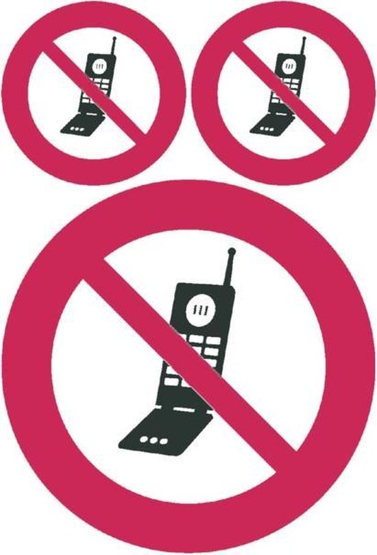 Huismerk Herma 5784 Etiket met afbeelding GSM Verbod | bol.com