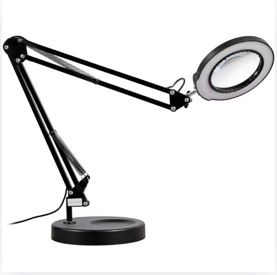 Vloer Loeplamp - Met Verlichting - Verstelbaar - Met Standaard ...