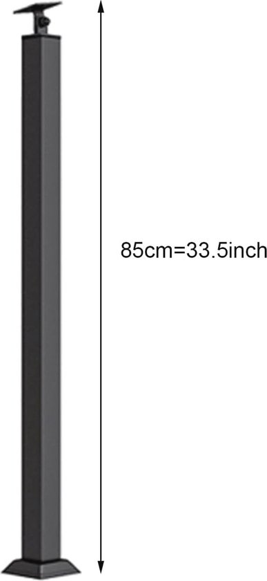 Trapleuning voor Stappen en Treden - Verstelbare Houten en Smeedijzeren ...