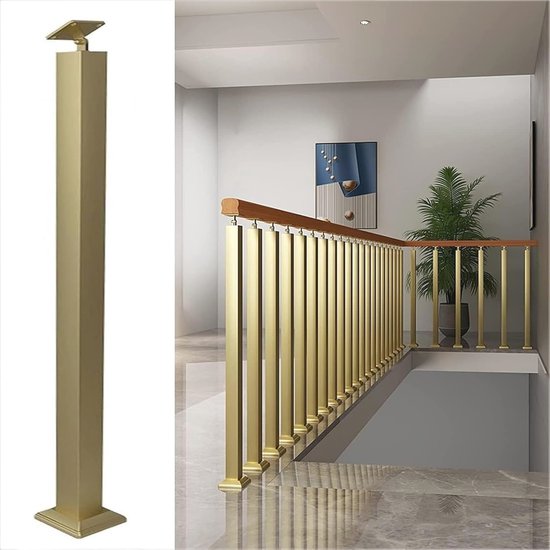 Trapleuning voor Binnen - Verstelbare Balustrade met 270° Hoekbeugel ...