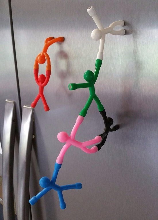 Mrs. Jones 10 stuks mini man magneten - grappige decoratieve koelkast ...