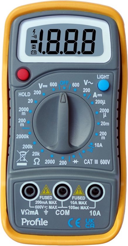 Profile Multimeter Digitaal Basis Cat III, 600V | bol
