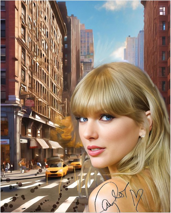 Geschikt voor Taylor Swift fans poster met gedrukte handtekening |40 x ...