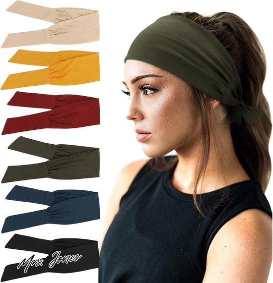 Mrs. Jones Premium Collection Vrouwen Hoofdbanden Elastisch Haar Banden ...