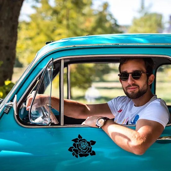 Roze Autostickers - 4 Stuks | Zelfklevende Stickers voor Auto, Laptop ...