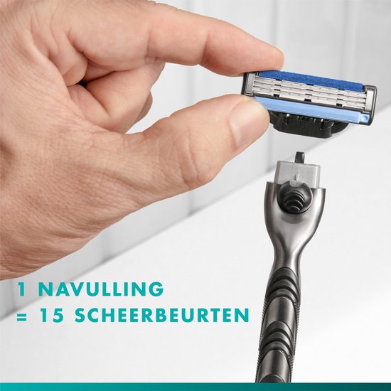 Gillette Mach3 Base Scheermesjes Voor Mannen - 28 stuks | bol