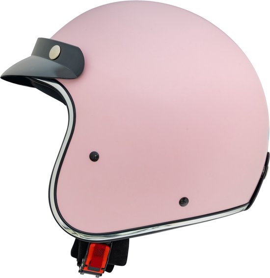 VINZ Bahia Jethelm Retro | Scooter Helm voor Vrouwen | Motorhelm Dames ...