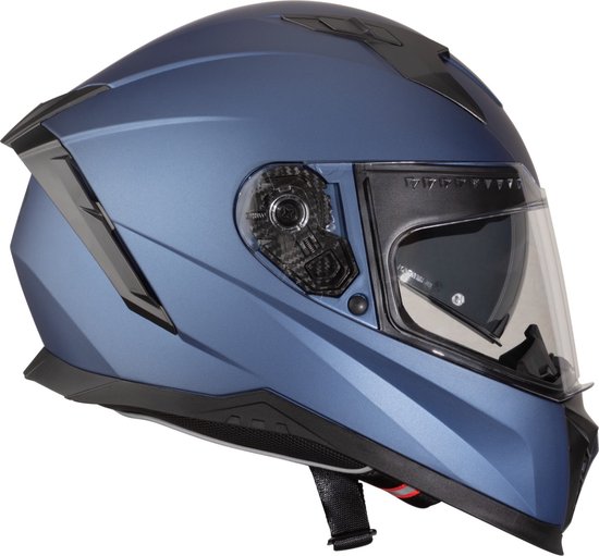 VINZ Perez Integraalhelm met Zonnevizier | Scooterhelm & Motorhelm ...